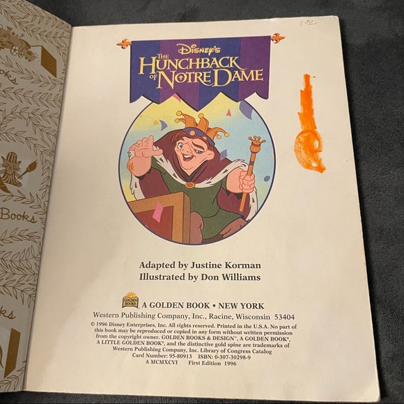 Golden Book | Other | Vintage Disney Golden Book First Edition | Poshmark